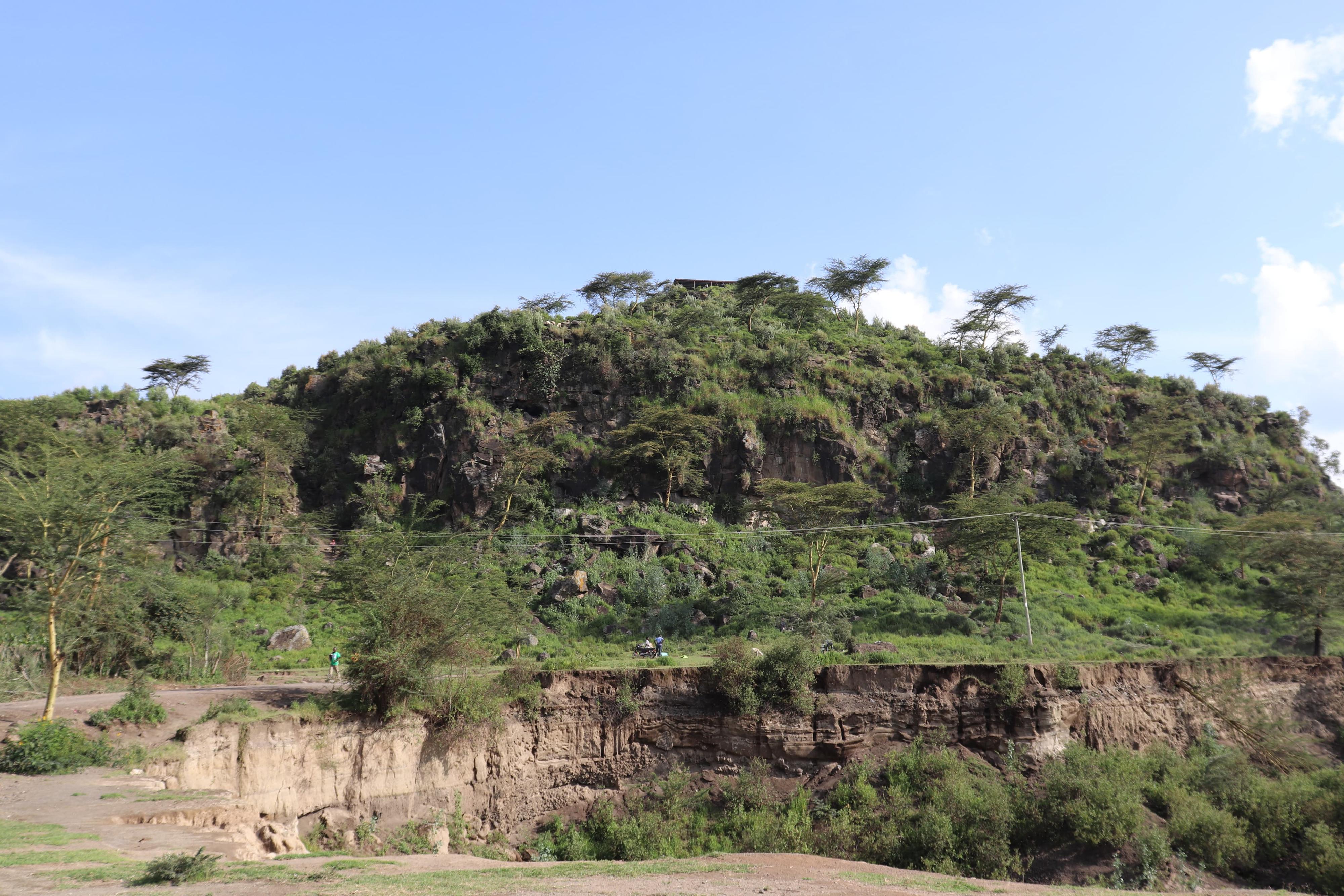 Structure built on Mlima ugali by County vandalised