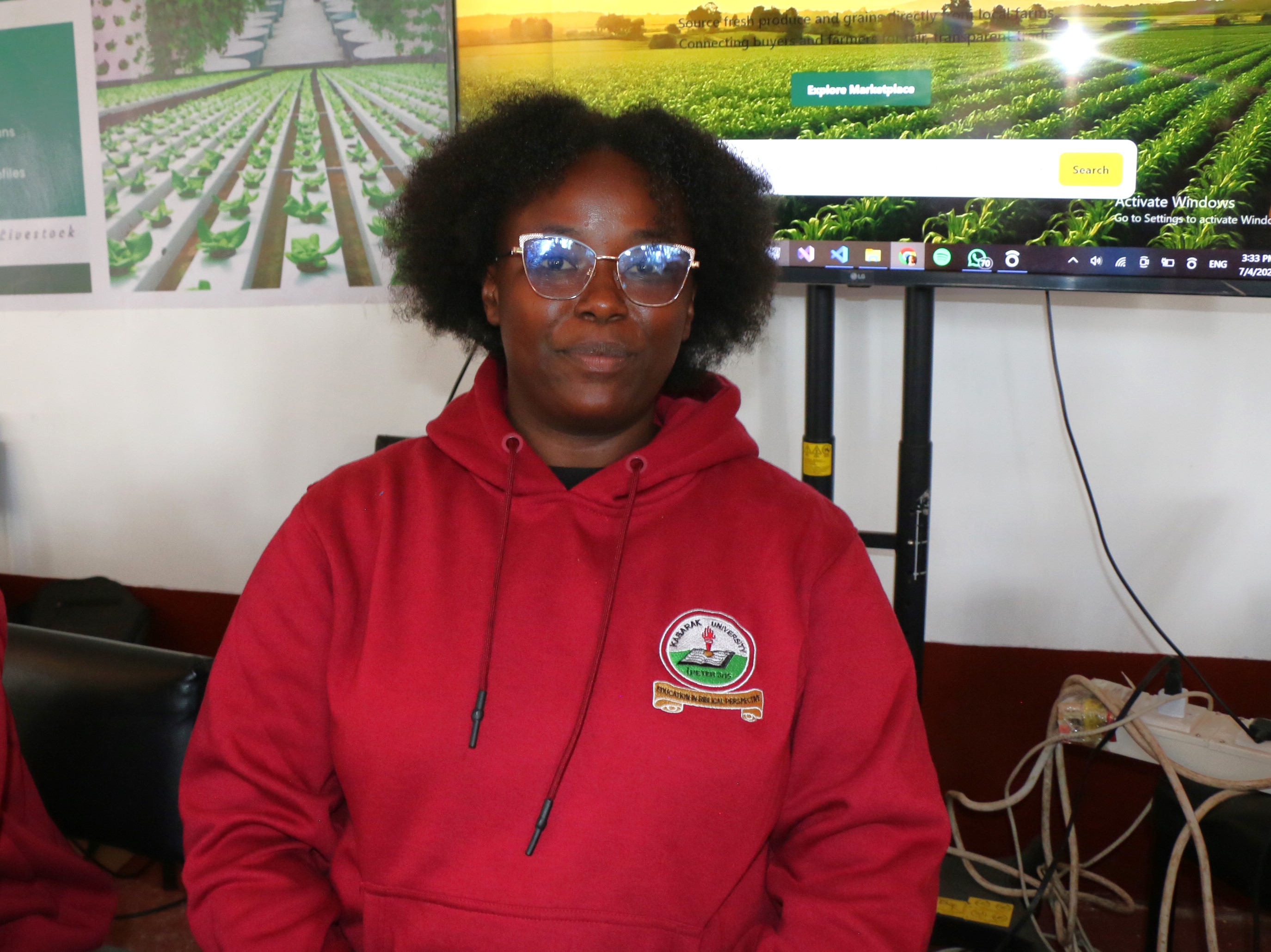Farming meets tech: Kabarak University student builds app that links ...